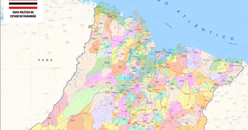 Mapa Político do Maranhão