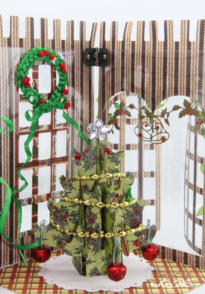 Jinky's Crafts & Designs: 3D Christmas Card + DIY Cupcake Packaging