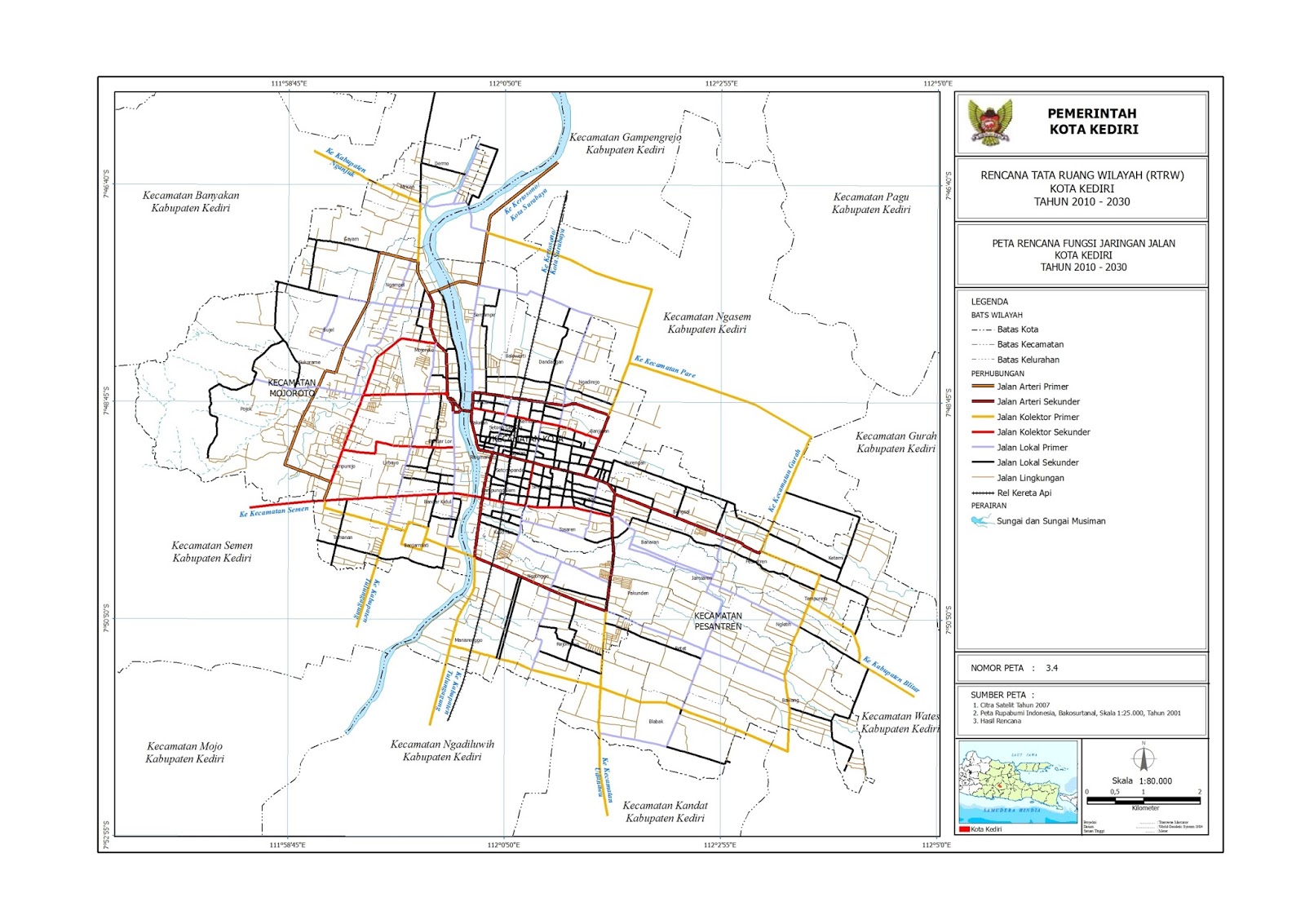 Prasarana ~ Profil Kota Kediri