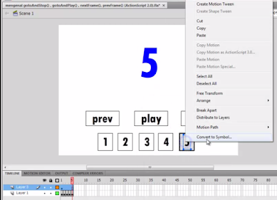 gotoandstop, gotoandplay, next-prevframe ~ Flash Corner Tutorial Flash