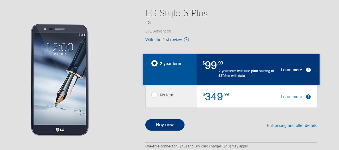 LG Stylo 3 Plus available today in Canada
