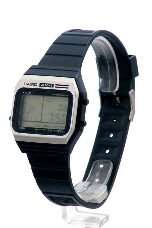 Vintage and Russian watches: Casio AX-1 - LCD Ana-Digi Chronograph