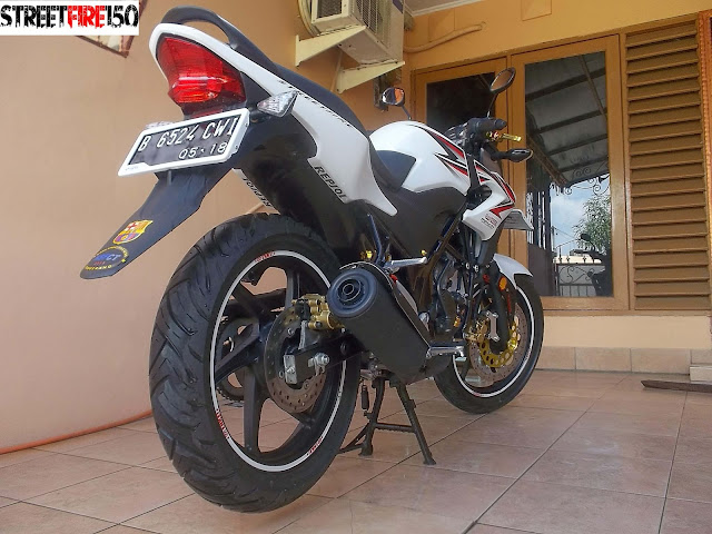 STREETFIRE-150: Ukuran Ban dan Final Gear Ratio untuk Velg Standar CB150R