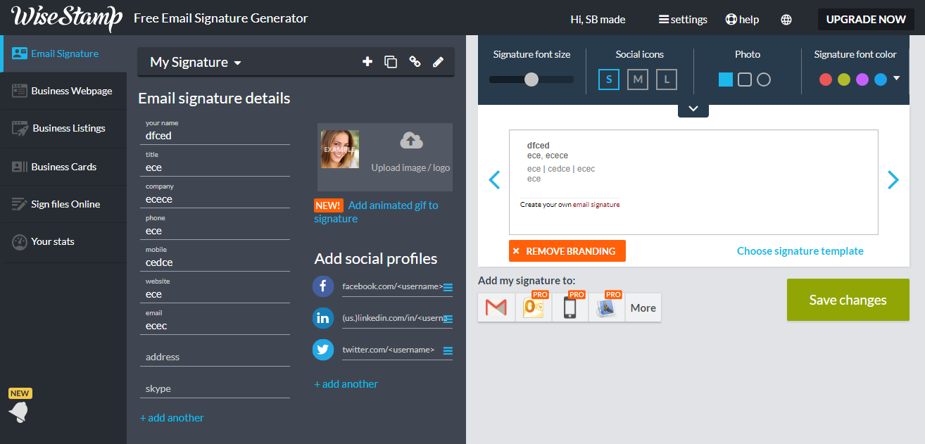Top 5 Best Websites to Create Free Email Signature | SBmade | New Data ...