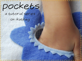 ikat bag: Inside-Out Self-Binding Pocket Tutorial