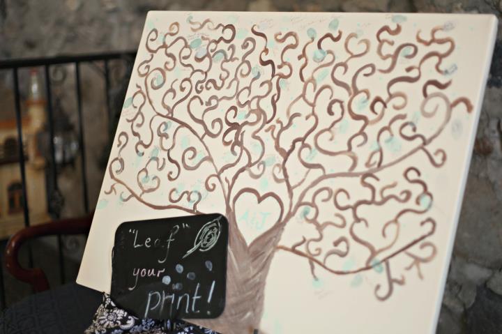 The Confessions of a Newlywed: The Guest Book Tree