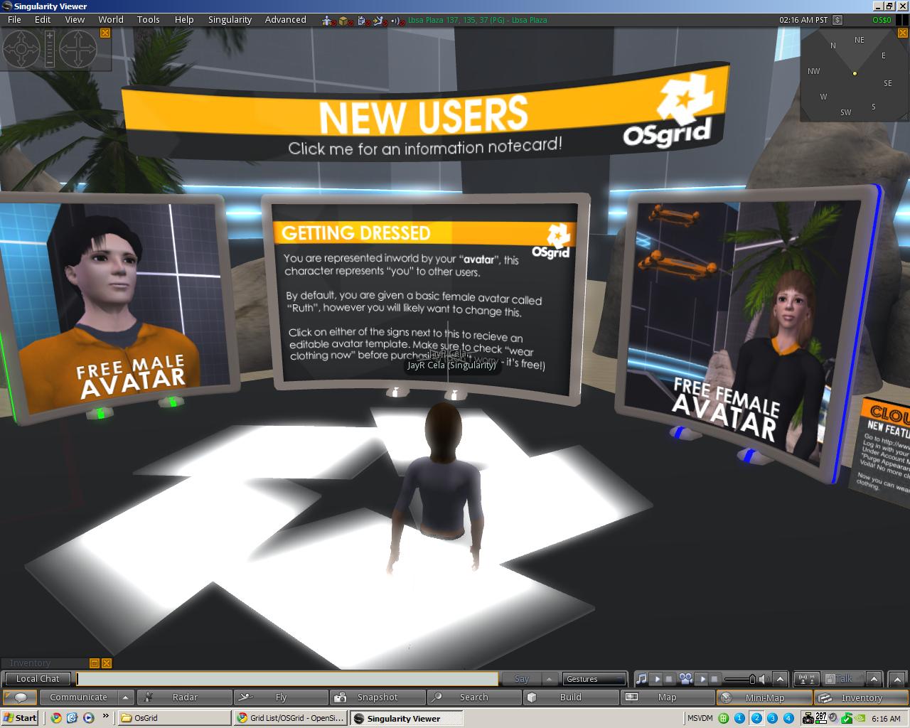 The Virtual World Technologist: Open Sim ~ OSgrid "How To Log In For ...