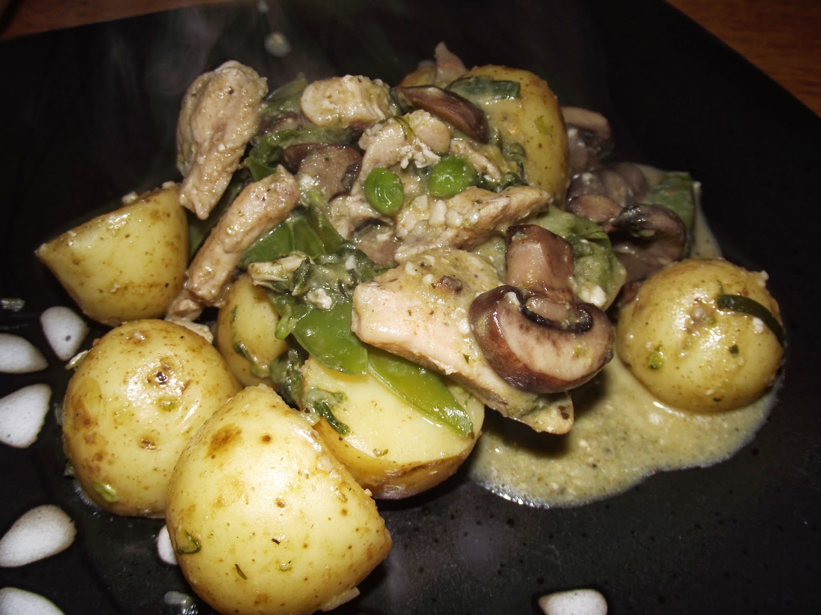 The Unabashed Kitchen Wench: Chicken and Fresh Veggie Skillet