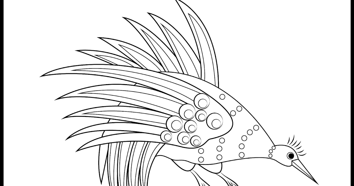 bowerbird bird coloring pages - jiahajava
