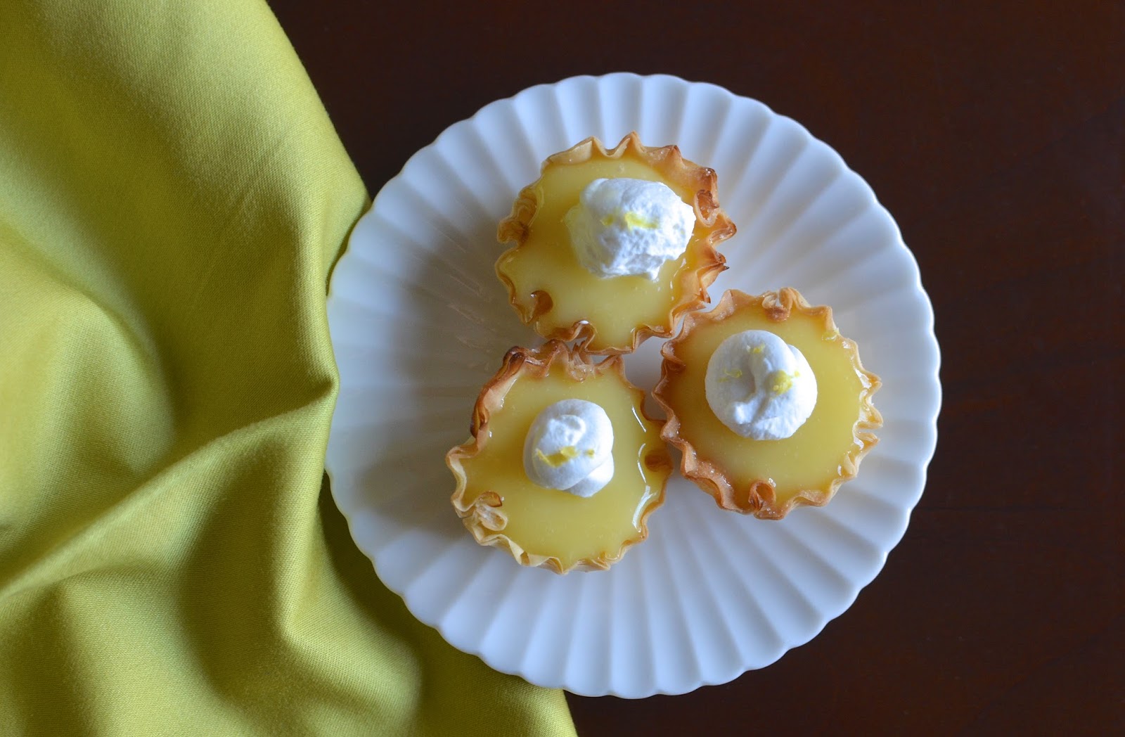 Playing with Flour: Mini lemon phyllo tarts