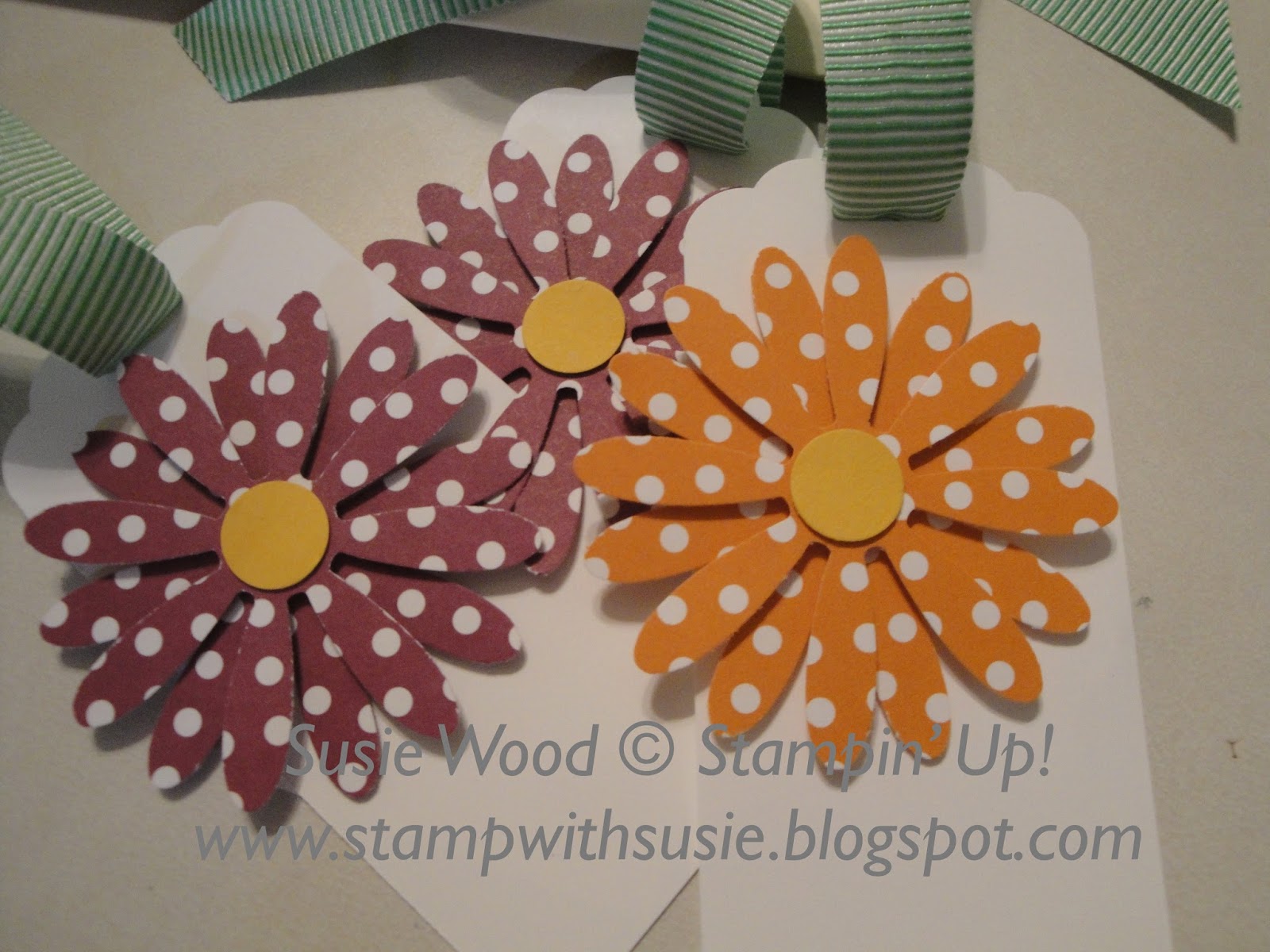 Stamp with Susie: A cute Daisy tag!