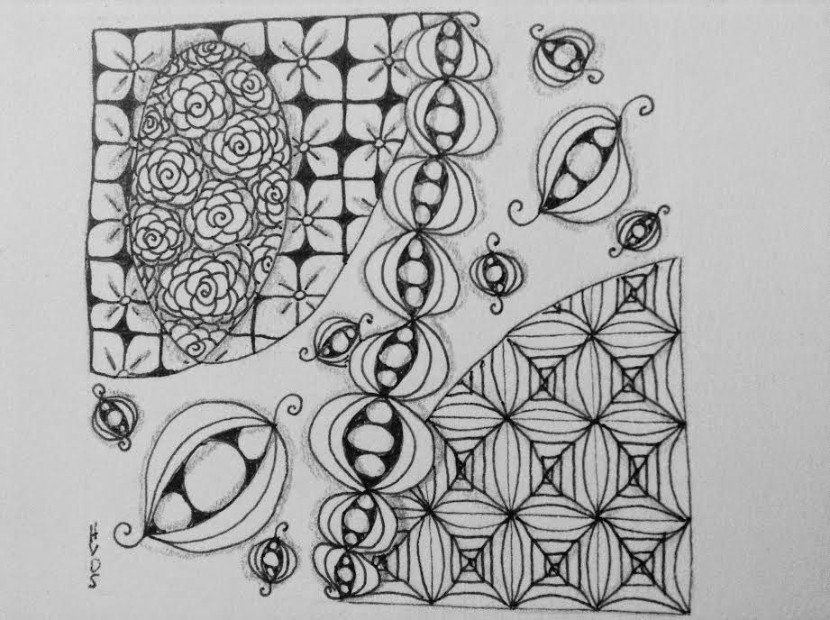 Tickled To Tangle: "It's a String Thing" #79 Tiles