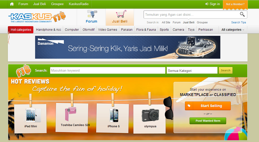 Mengulas Tentang Website Kaskus | anish's paradise