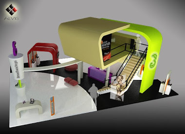 Design konsep booth exhibition
