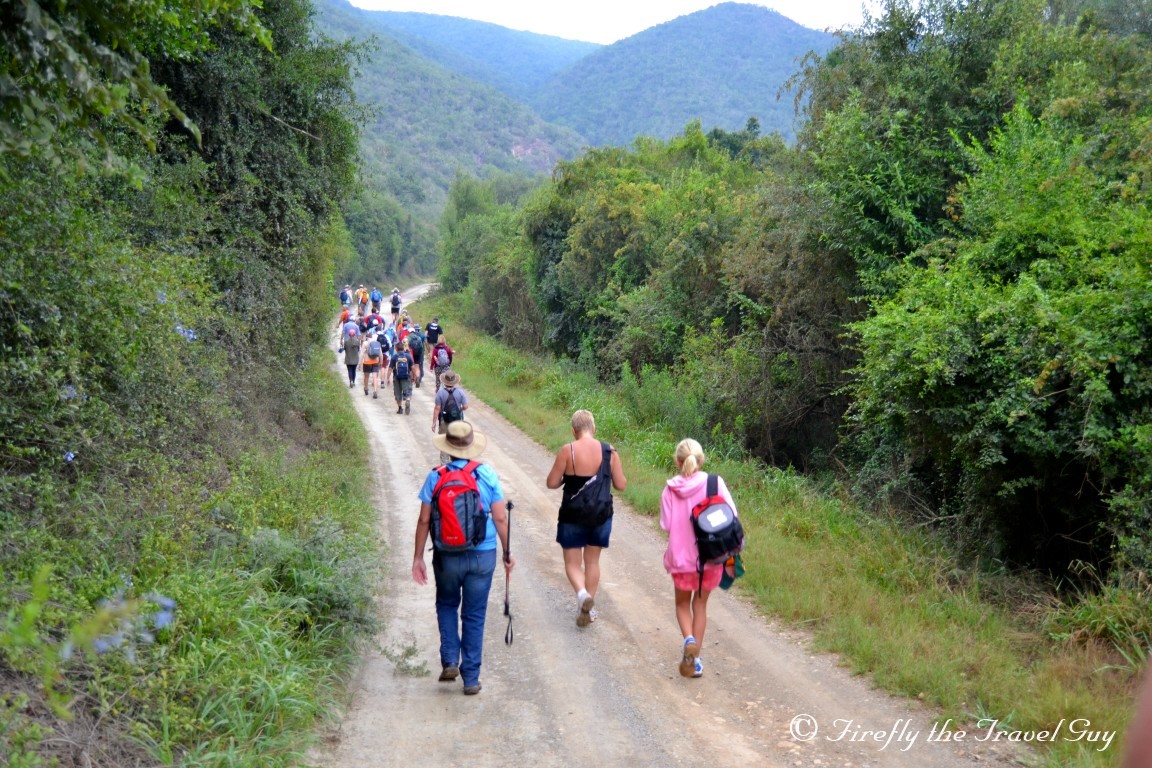 Up(s) and down(s) and into the water at the InniKloof Waterfall hike ...