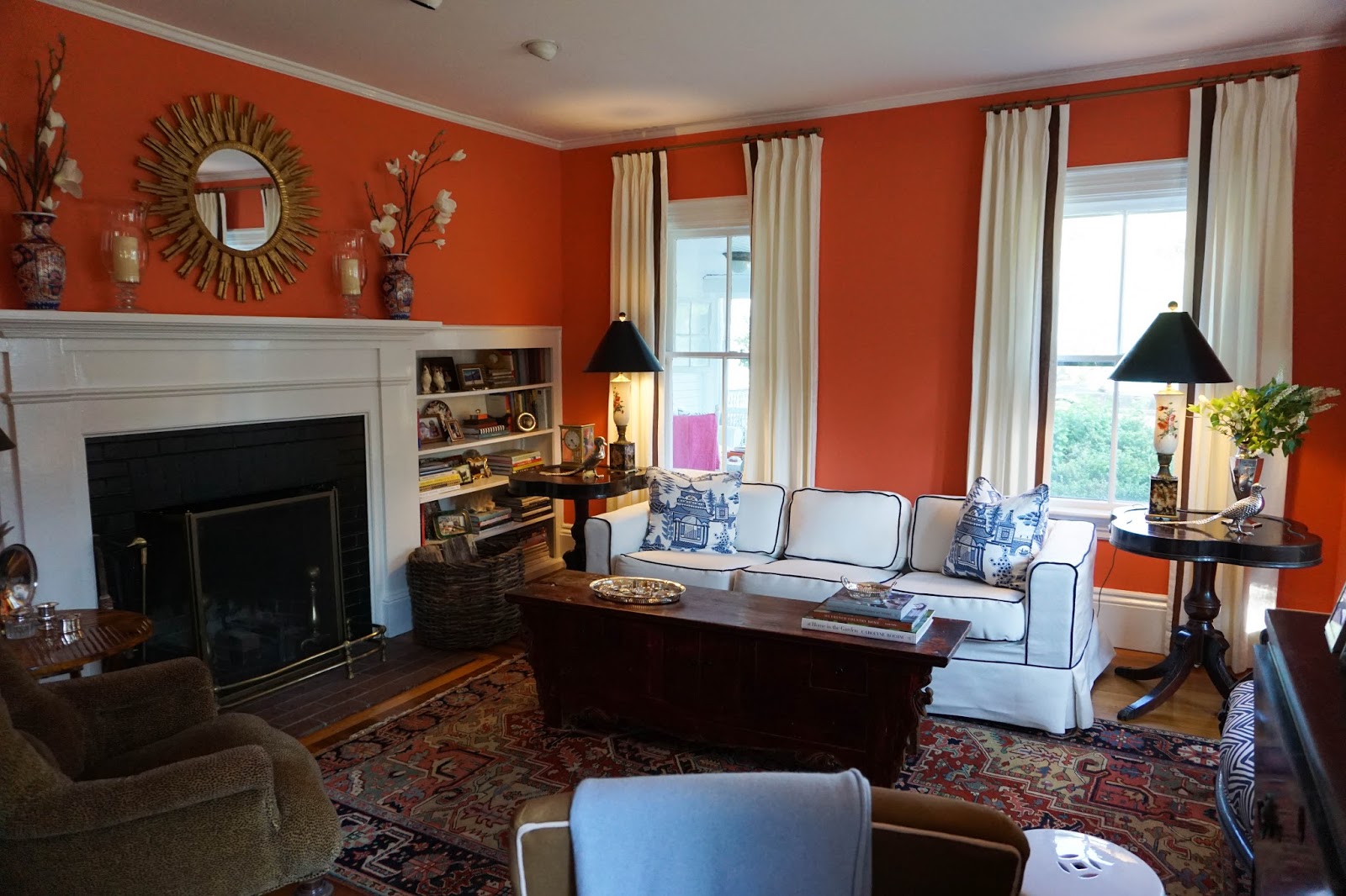A Heavenly Living Room Renovation - Preppy Empty Nester F