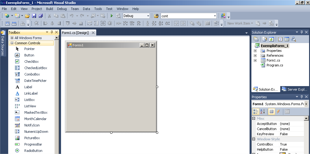 C# - Aprendendo na Marra: WindowsForms - básico do Básico