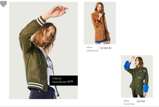 Catalogo de ropa Saga falabella chaquetas 2018