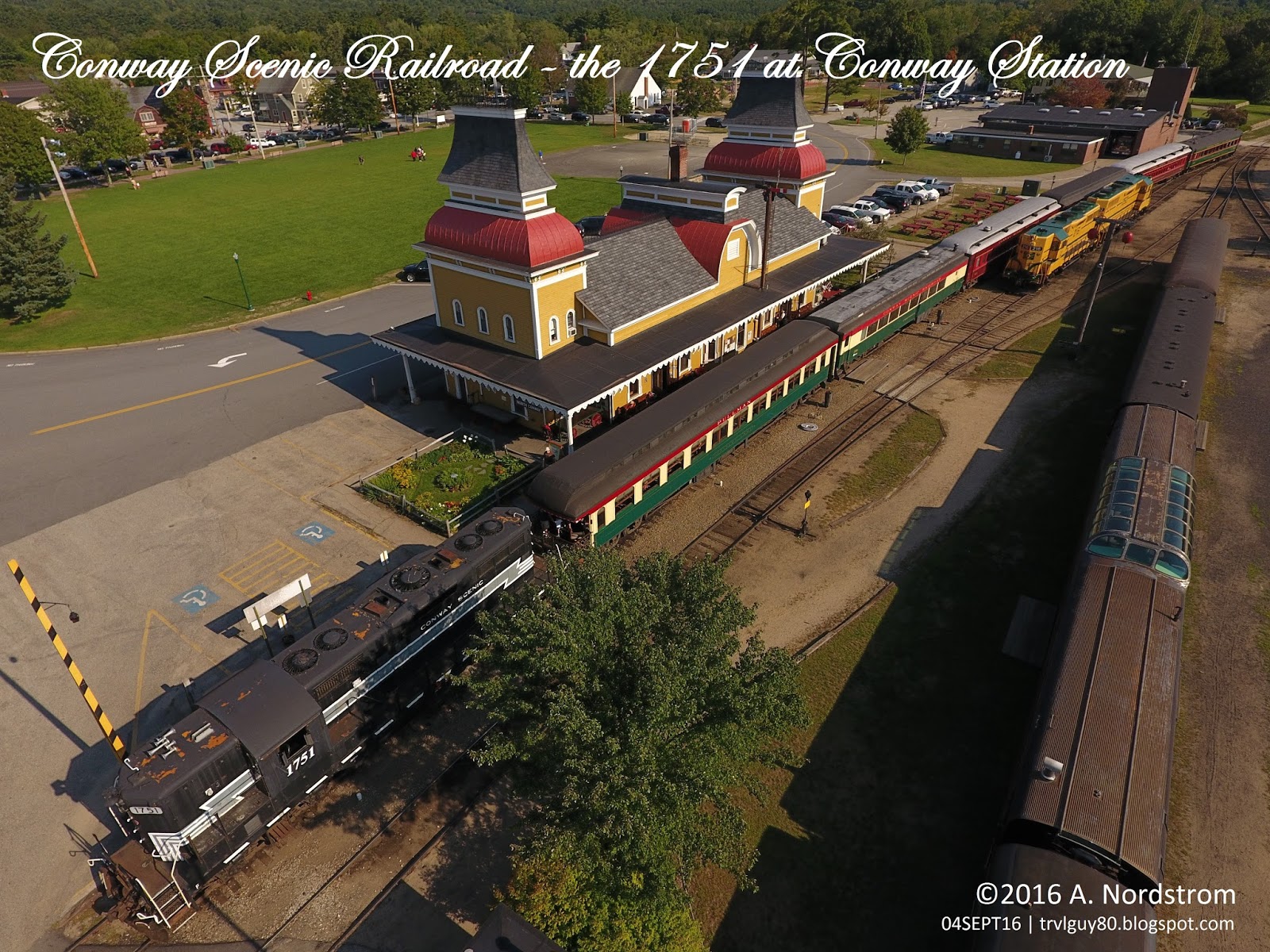 Drone Adventures: Conway Scenic Railroad & #1751