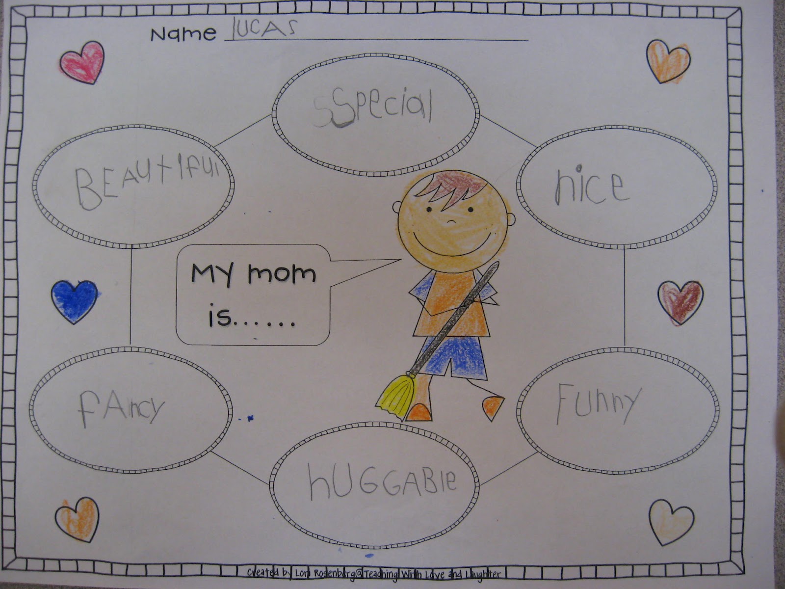 Teaching With Love and Laughter: Mother's Day Writing and Two Freebies!