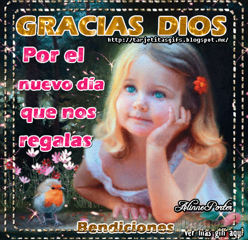 Tarjetitas en Gifs: Gracias Señor