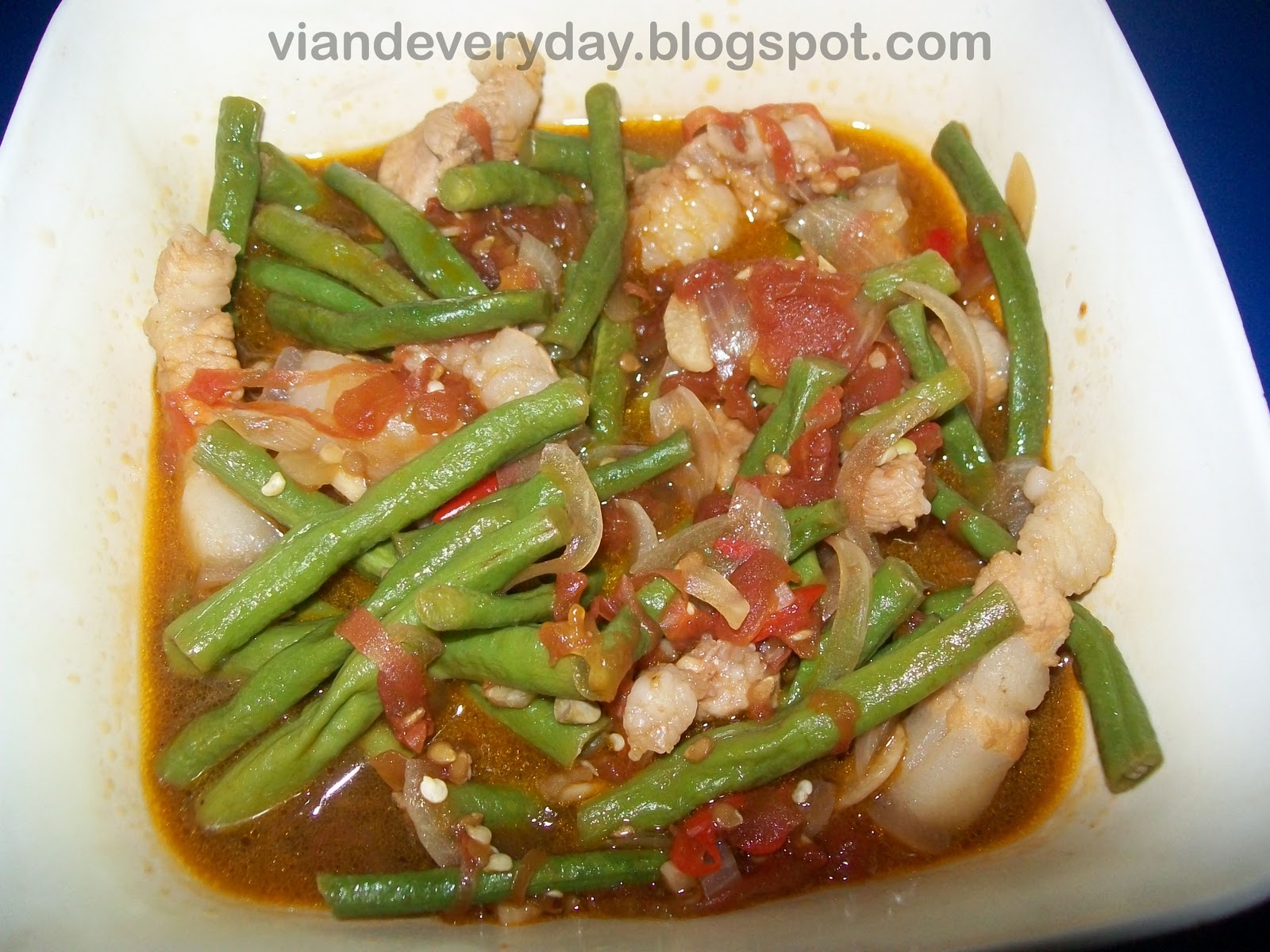 Viand Everyday: Pork Stew with String Beans