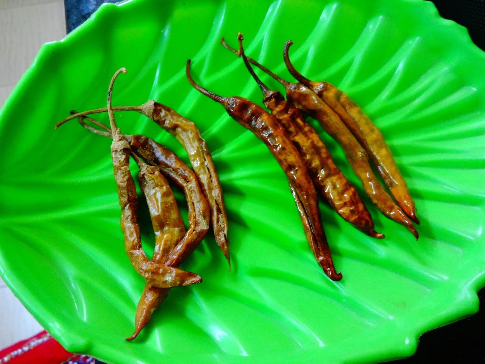 Abhi Kitchen: Dried curd chillies/ Sukhi dahi Mirchi