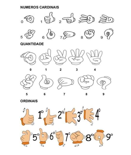 INCLUSÃO INFOCO: Números em Libras