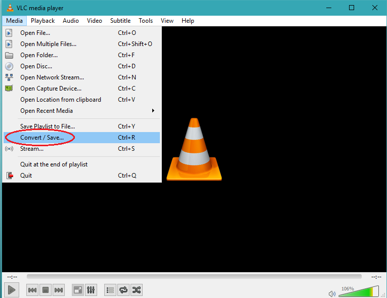 Convert Audio OR Video Files to any format with VLC Media Player