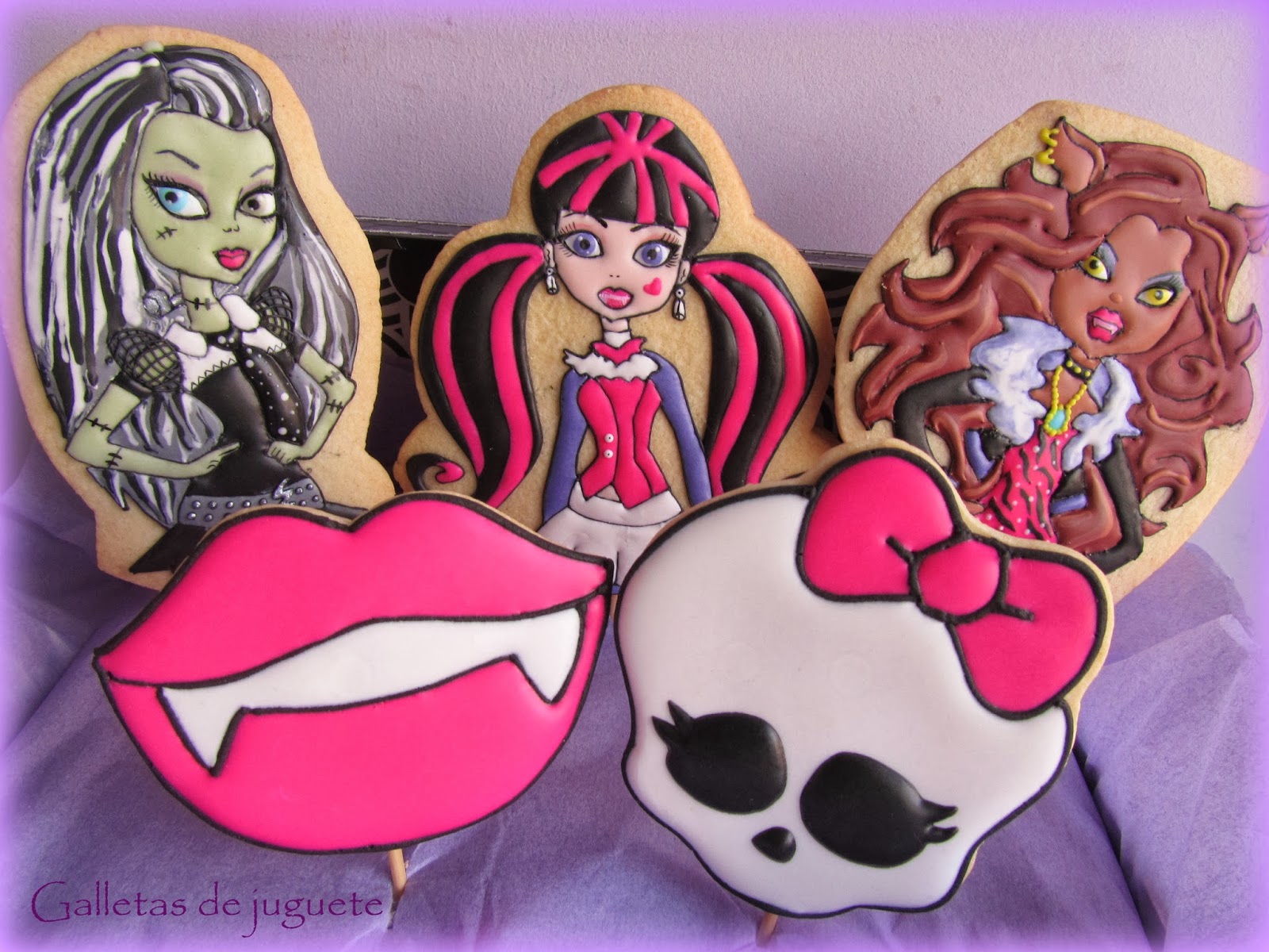 Galletas de Juguete: Galletas MONSTER HIGH 2!!