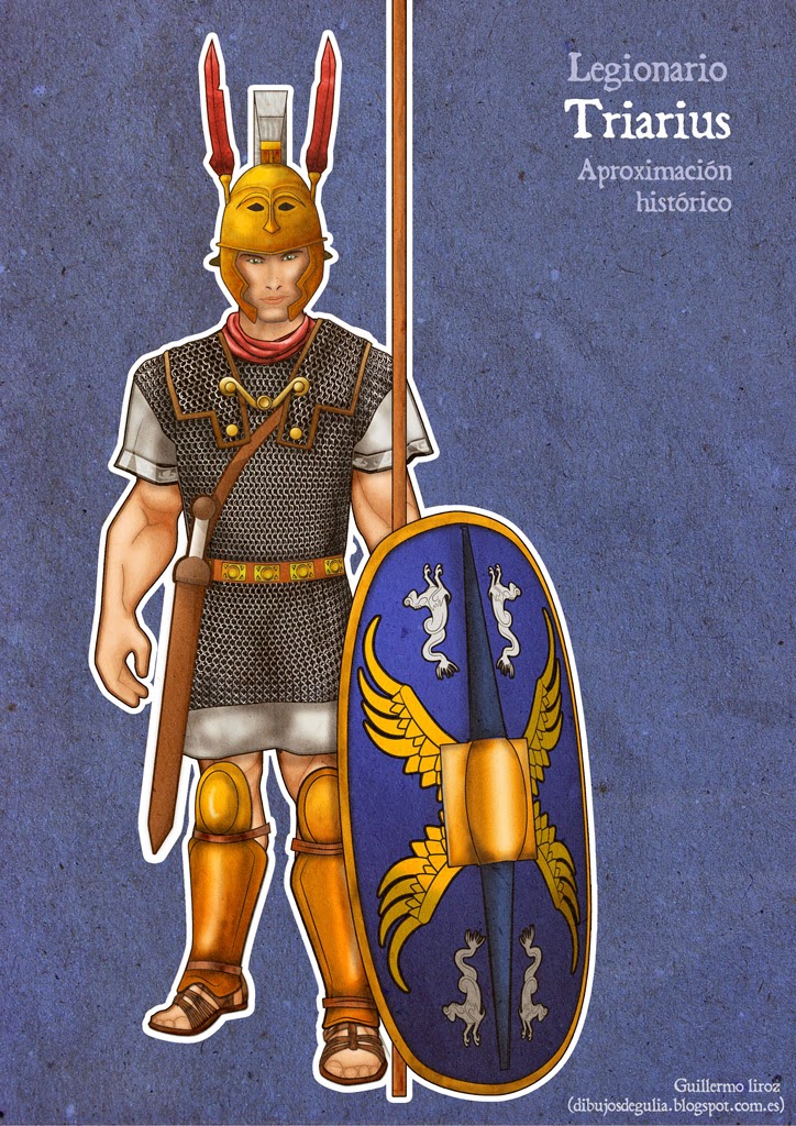 Los dibujos de Gulia: Triarii
