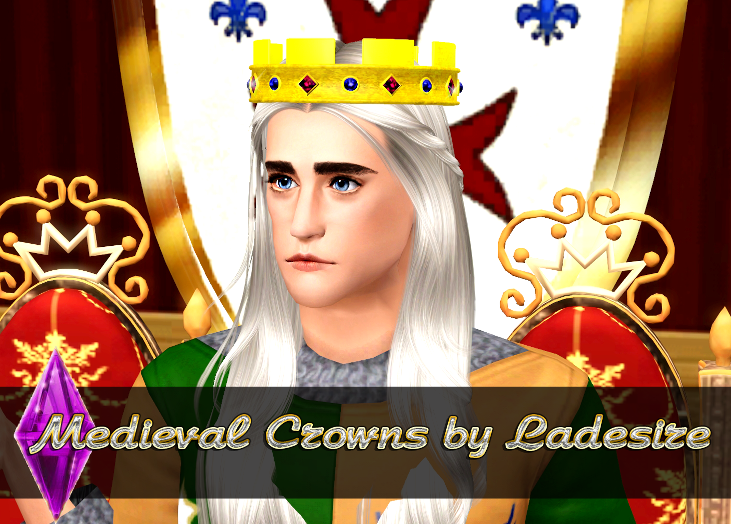 My Sims 3 Blog: Medieval Crowns by Ladesire