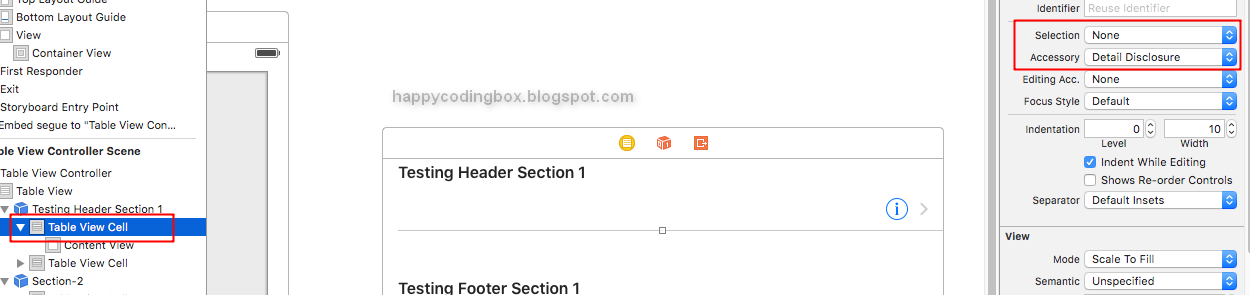 Happy Coding Box Objectivec Creating Static Tableview Tutorial