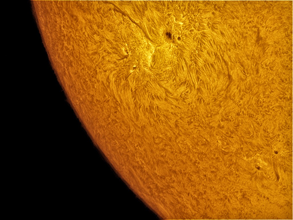 Viewing With Solar Telescopes: New 150mm Istar/PST Mod
