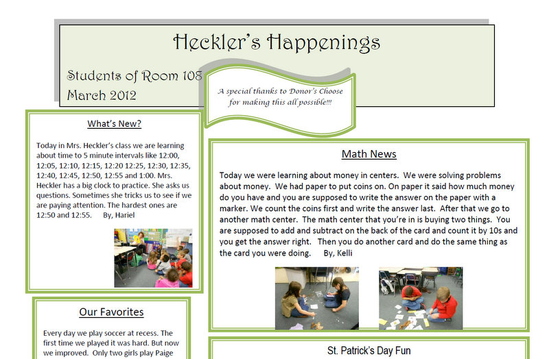 Teaching and Learning with Tech in HPS: Creating a Classroom Newspaper