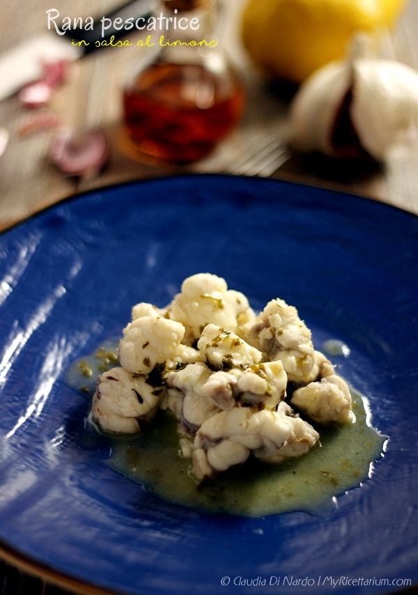 My Ricettarium: Rana pescatrice in salsa al limone