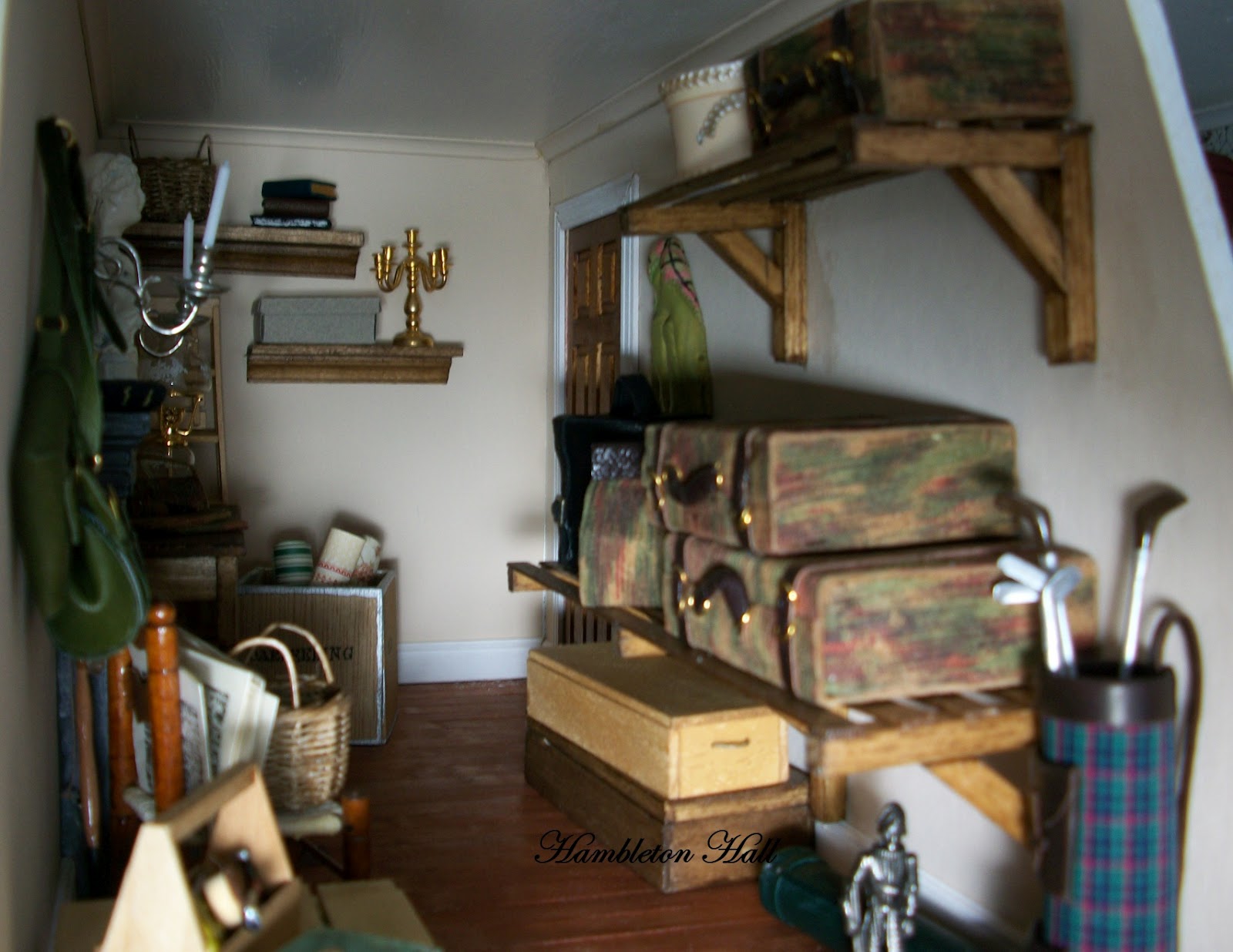 Hambleton Hall: The attic store room