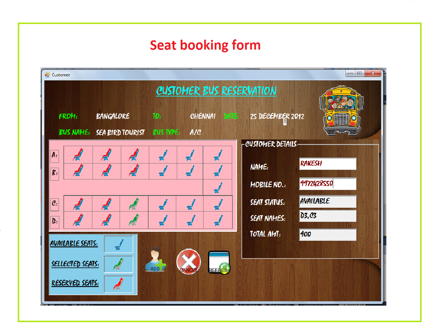 Tech Student Projects: Travel Management System using Vb.Net