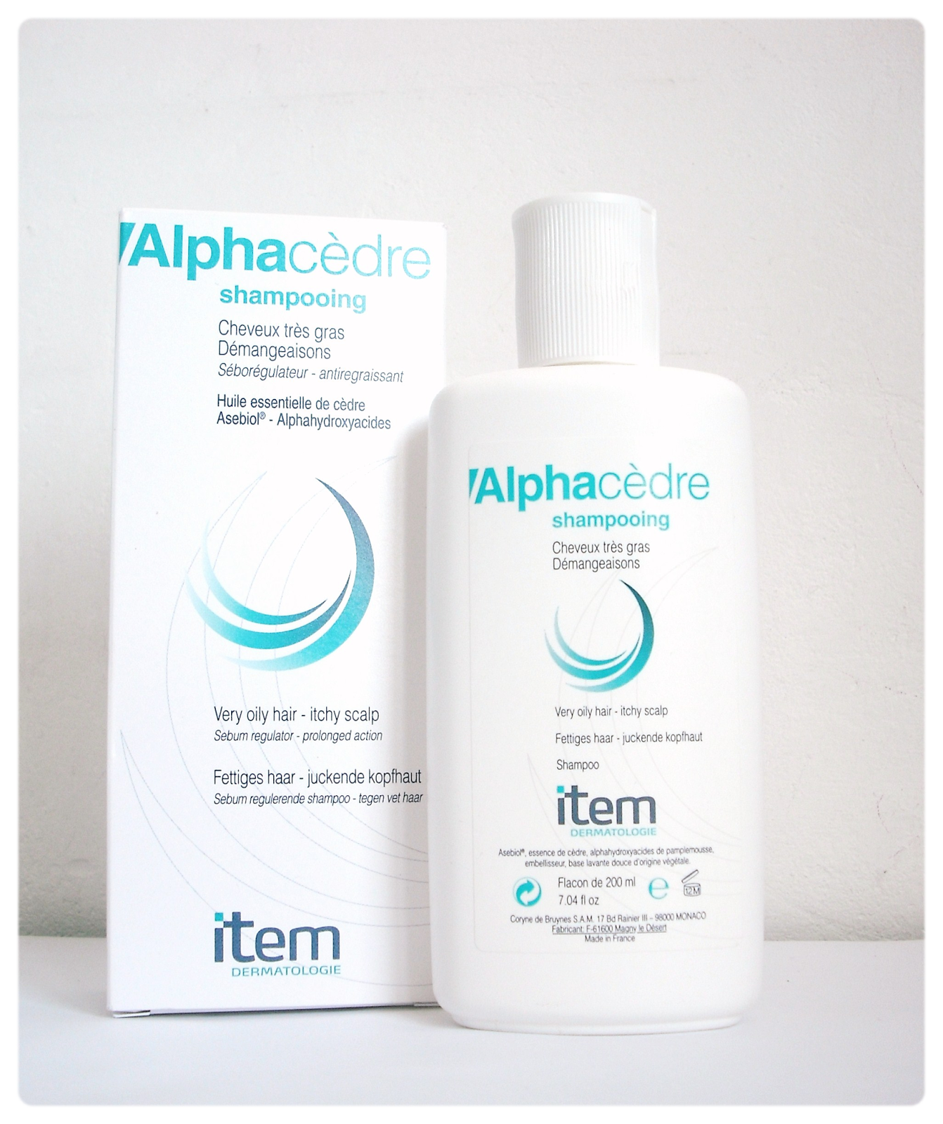 J'ai testé les shampooings Alphacèdre et Alphadoux d'Item Dermatologie ...
