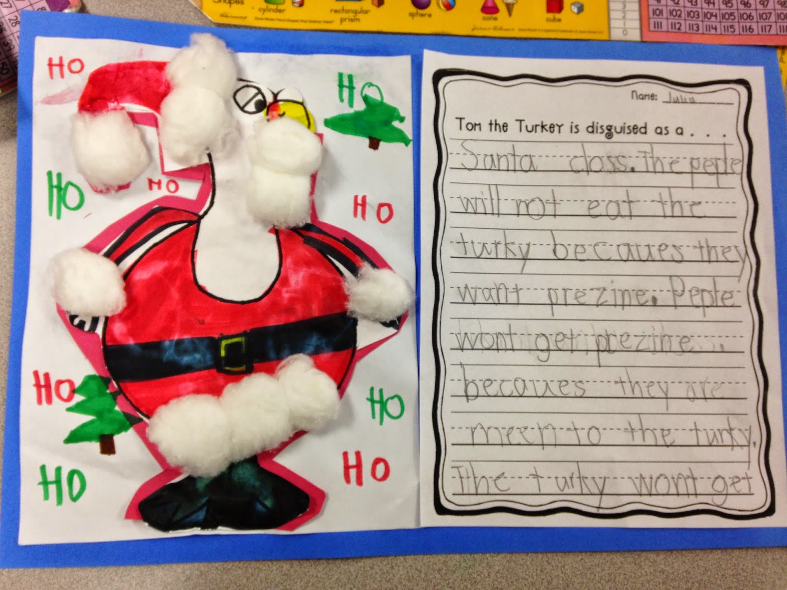 Tom Turkey Disguise Template