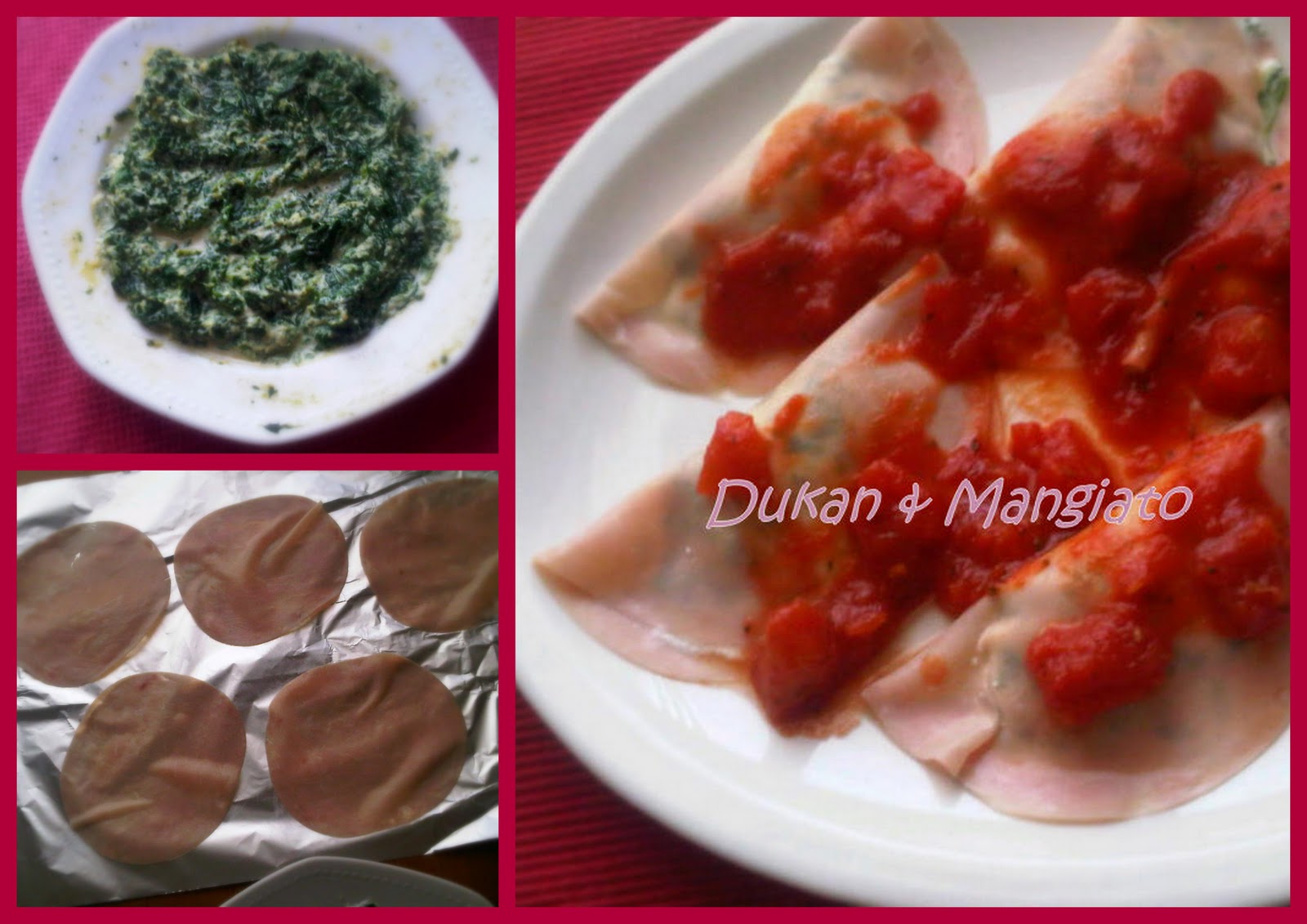 Dukan & Mangiato: Pansotti Dukan ricotta e spinaci (PV)