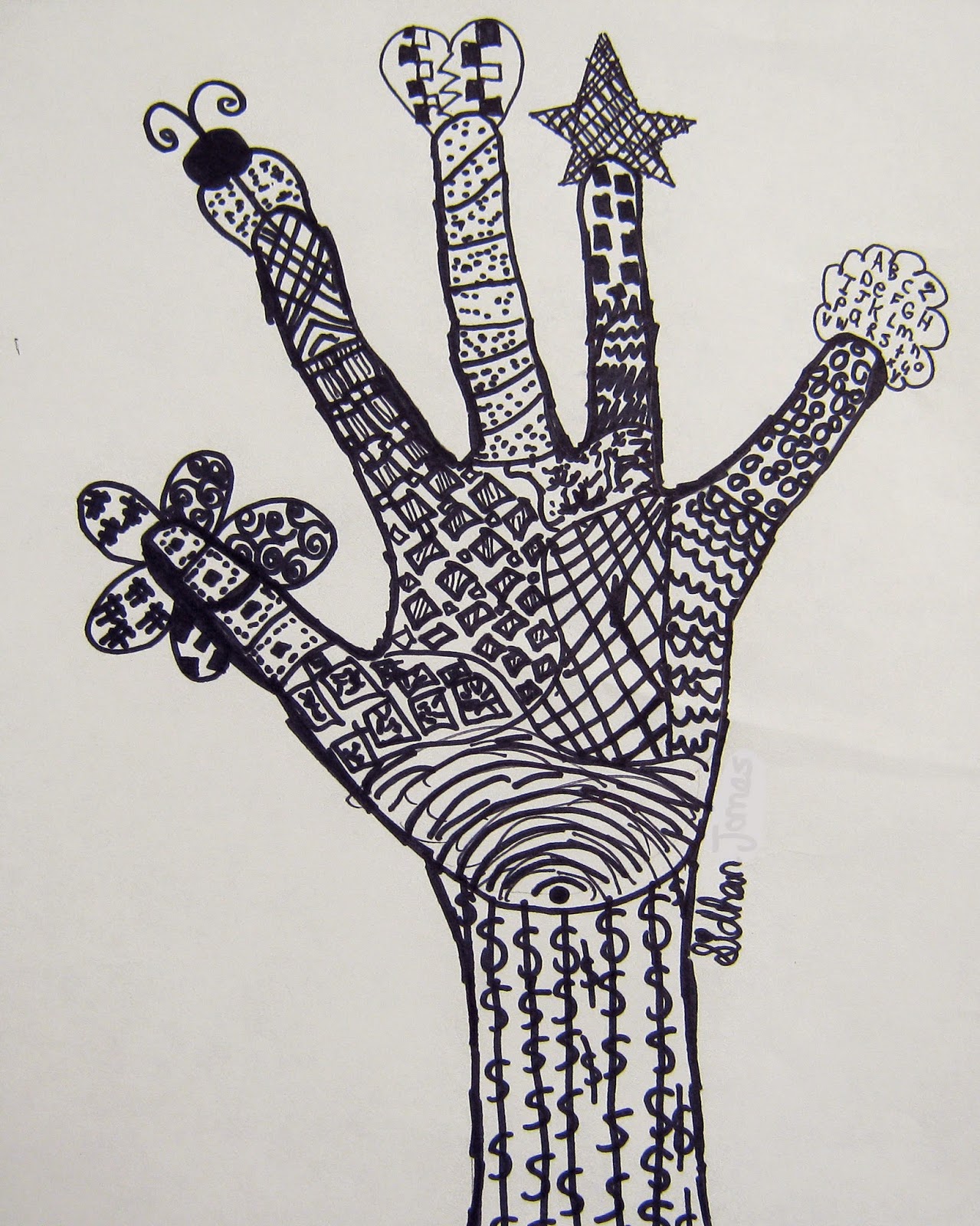 Mrs. Levine's Art Room : FIFTH GRADE . . . Leaving our hand prints in ...