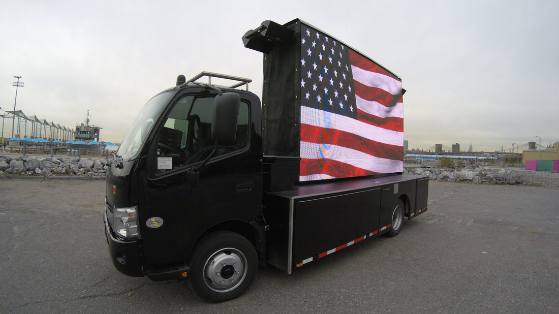 Moore P.A. Hire Inc.: Truck mounted LED screen