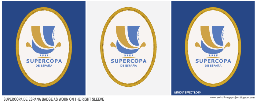 Football teams shirt and kits fan: Supercopa De Espana Sleeve Badge