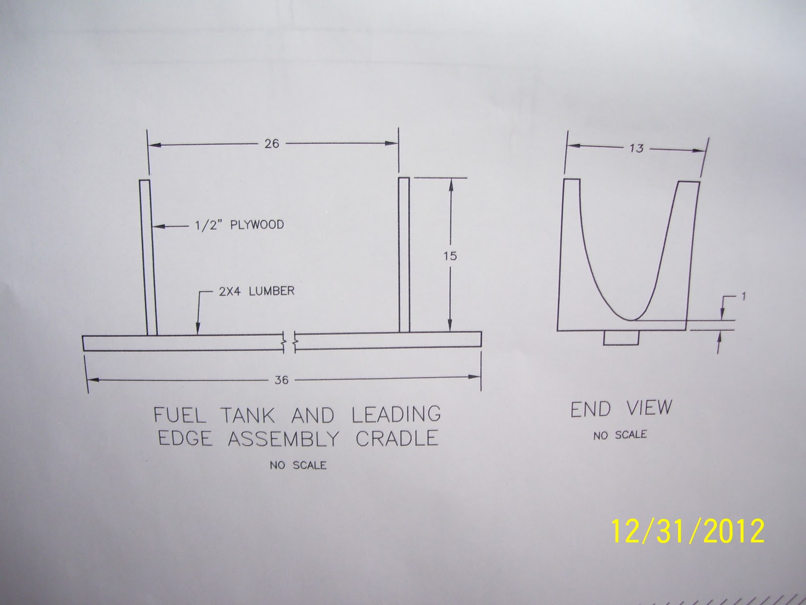 Flyin' Bryan's RV-8 Adventure: Leading Edge and Fuel Tank Cradle Done
