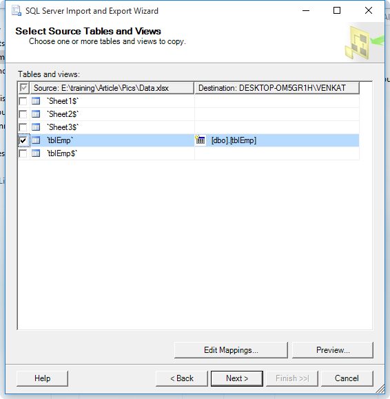 Welcome to SQLServer MVP Blog: Clone DB tables and its data - Part3