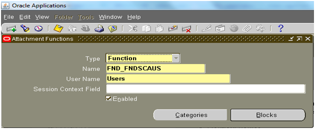 Oracle Apps Tutorials Enable Attachment Button On A Form If Attachment Button Is Disabled