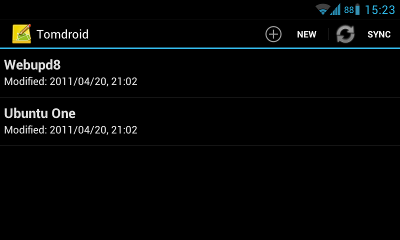 Tomdroid 0.7 Beta Adds Support For Creating And Editing Notes, More ...