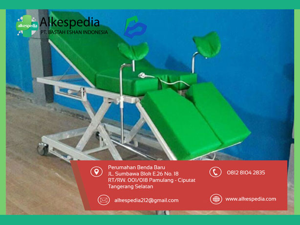 Obgyn Bed BKKBN/Partus Bed/Verlos Bed/Ginekology Bed - Produksi Ranjang ...