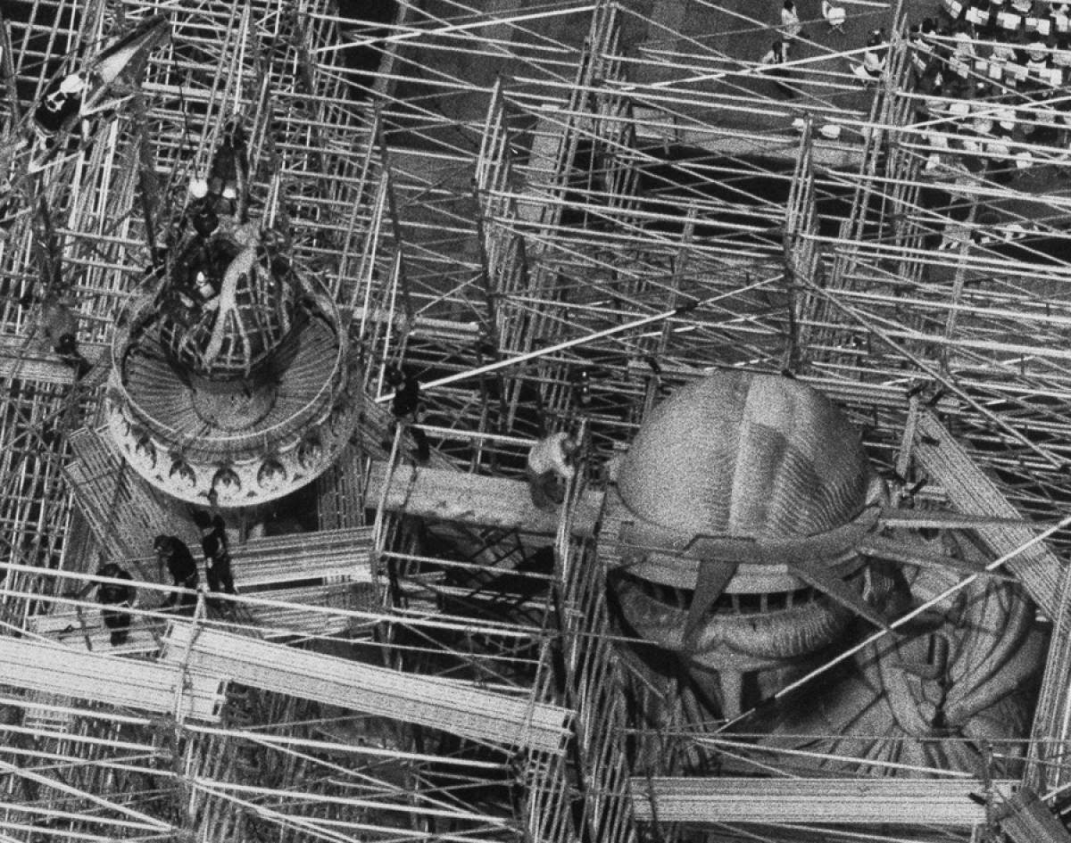 CabelKawan: Rares photos de la construction de la Statue de la Liberté